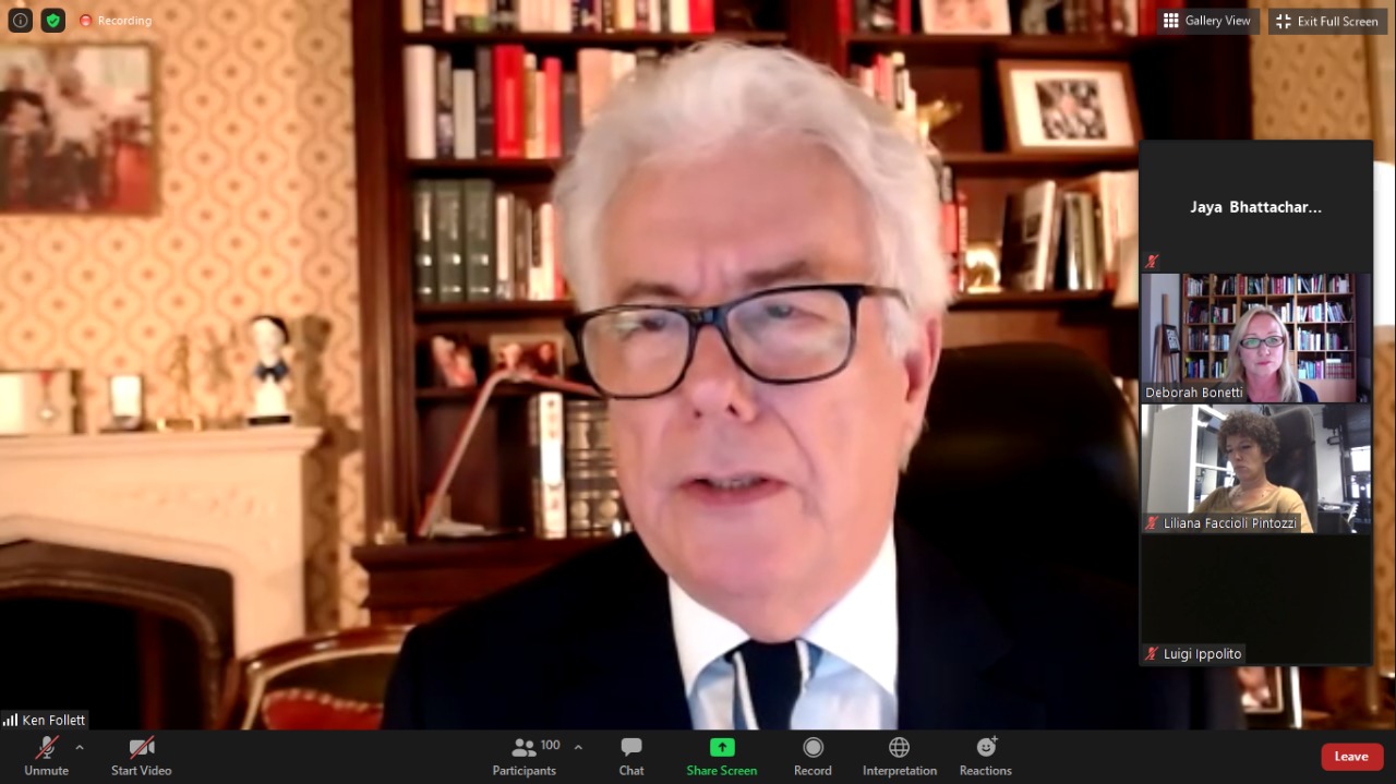 Ken Follett, international launch of “The Evening and the Morning ...