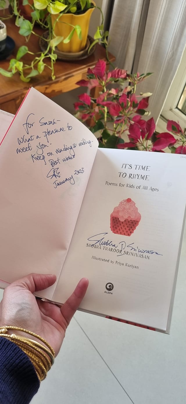 Shobha Tharoor Srinivasan’s school visit, 27 Jan 2023 | Jaya's blog